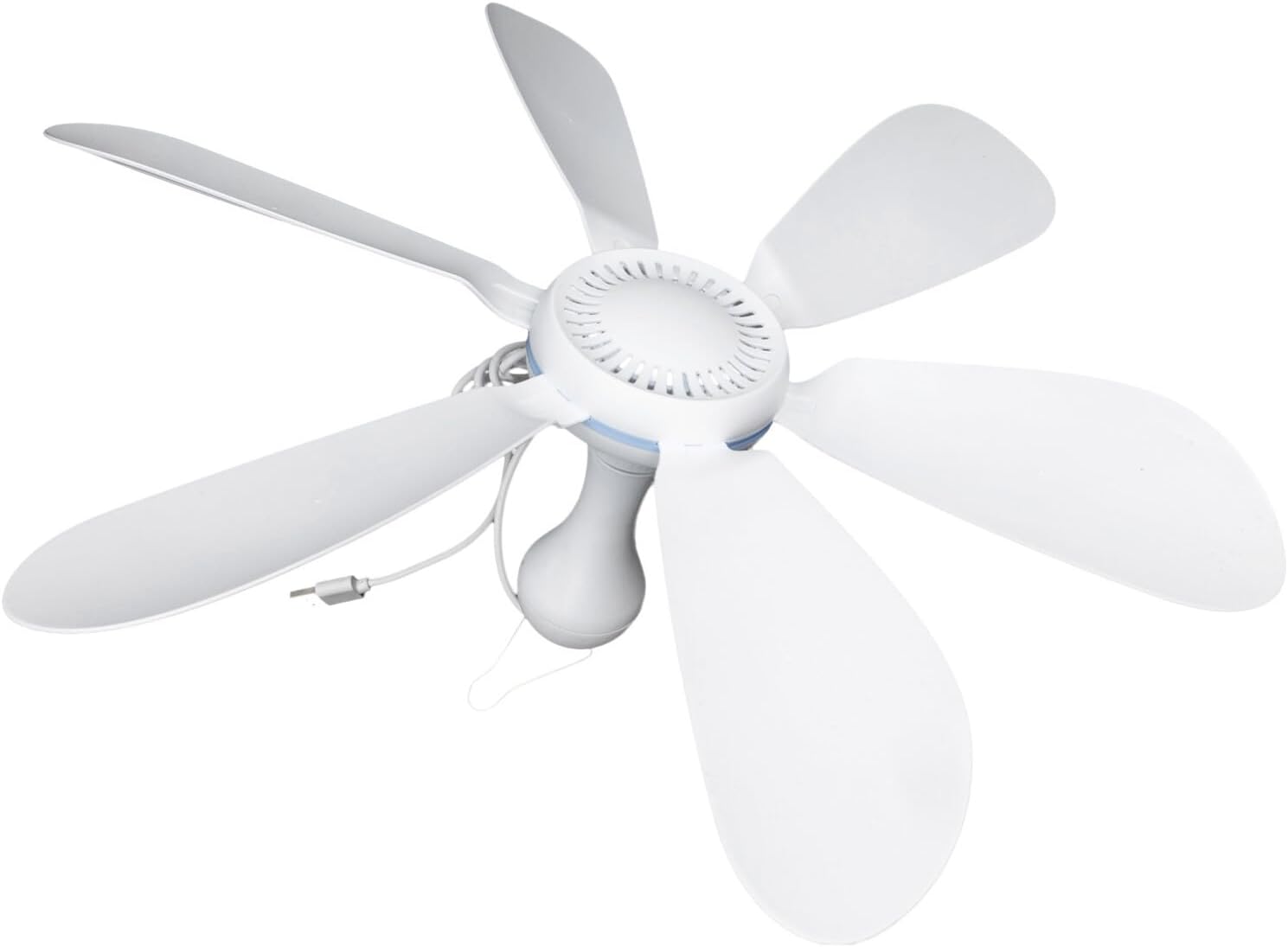 Amazon.com: SOLUSTRE USB Mini Ceiling Fan Portable Hanging Fan with 6 ...