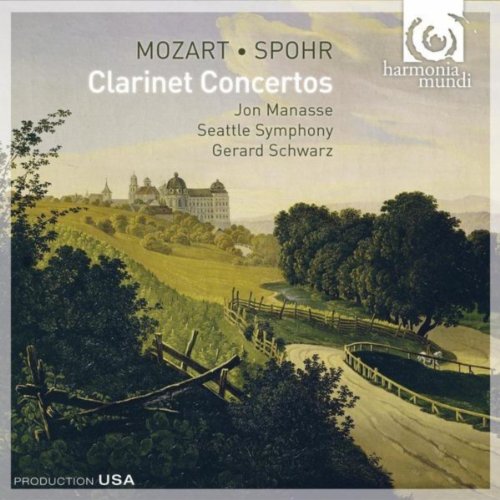 Amazon.com: Mozart & Spohr - Clarinet Concertos : Jon Manasse, Seattle ...