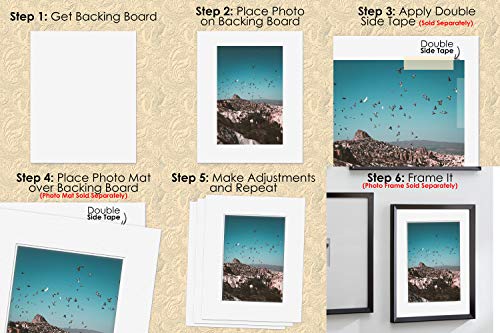 Snapklik.com : Golden State Art, 8x12 Picture Mat Matte Backerboards ...