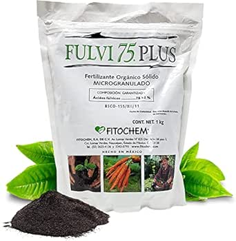 Amazon.com : Fulvi 75 Organic Growers Power Solution, Fertilizer Plant Booster, Real Fulvic Acid ...