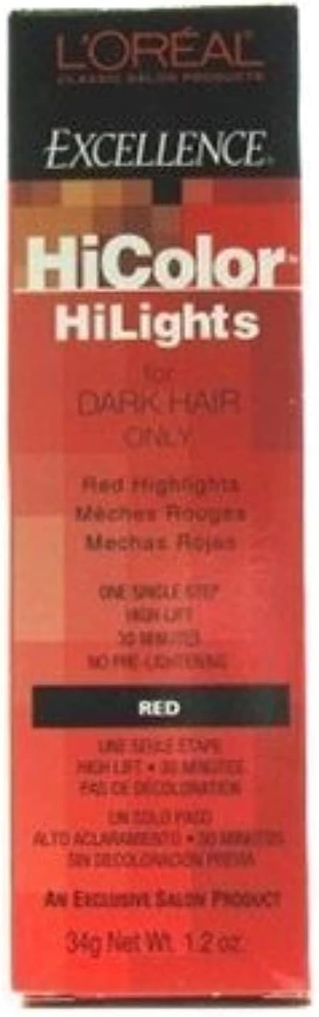 Amazon.com : Loreal Excel Hicolor H21 Tube Black Onyx 1.74oz (2 Pack ...