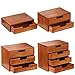Amazon.com: 4-piece Drawer Cabinet Bundle Set - Modern Mahogany Wood ...