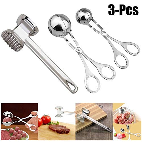 Buy KitchenNeeds Kitchen Tongs None Stick Practical Meat Baller Cooking ...