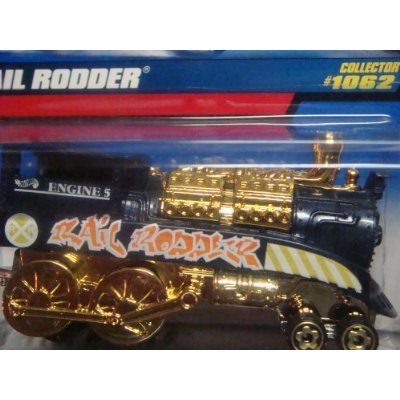 Hot Wheels Rail Rodder #1062 1998 Engine 5 Scale 1/64 Collector ...
