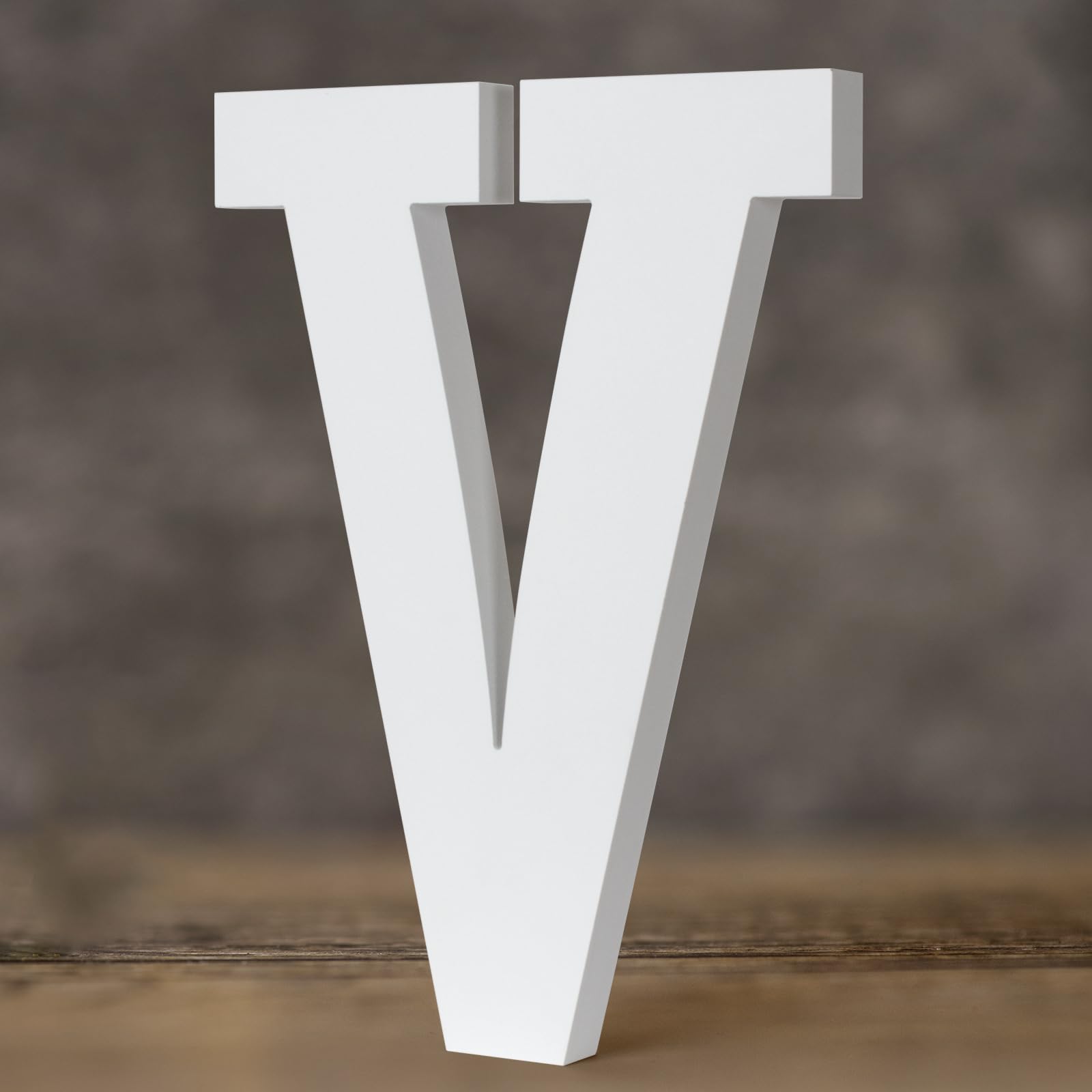 Snapklik.com : 15 Inch White Wood Letters, Extra Large Unfinished ...