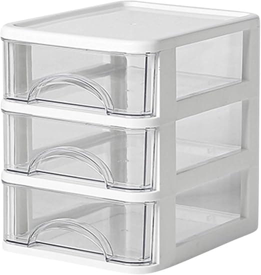 Amazon.com: Mini Desk Organizer Desktop Drawer Plastic Drawer Storage ...