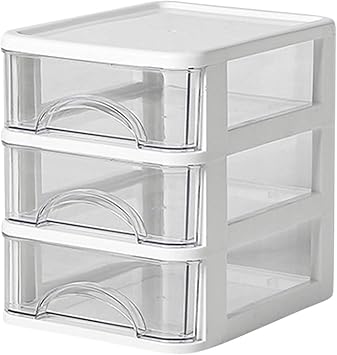 Amazon.com: Mini Desk Organizer Desktop Drawer Plastic Drawer Storage ...