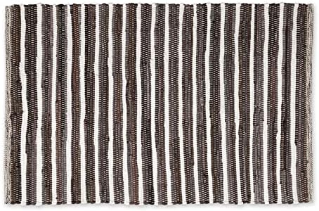 Amazon.com: DII Chindi Home Collection Cotton Handwoven Slim Stripe ...