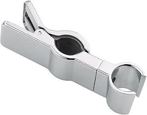 Amazon | Quikaboo シャワーヘッドホルダー 交換用 挟むだけ シャワーフック 高さ調整フリー 丸型スライドバー スライドシャワーハンガー | シャワーフック