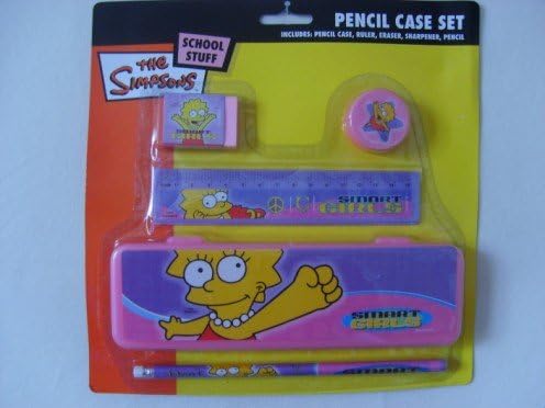 The Simpsons Pencil Case Set : Amazon.co.uk: Stationery & Office Supplies