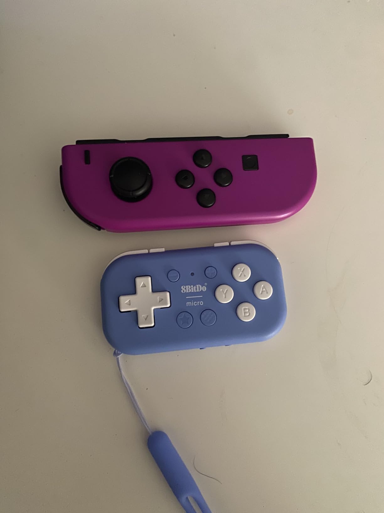 8Bitdo Pocket-Sized Mini Controller Micro Bluetooth Gamepad, Blue ...