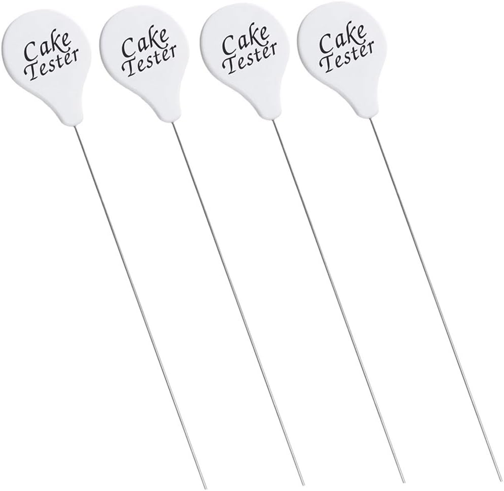 Amazon.com: 4 Pcs Cake Tester Stainless Steel Cake Test Pins Reusable ...