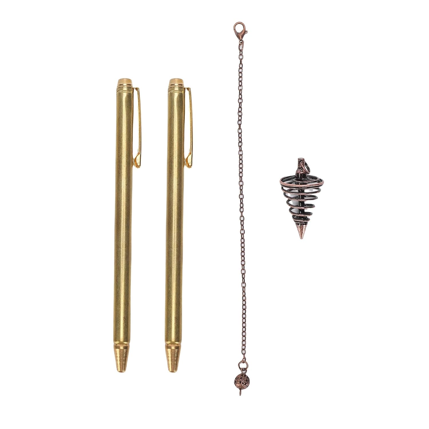 Amazon.com: NOENNULL Dowsing Rods Set with Pendulum - 2 Retractable ...