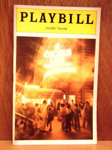 A Chorus Line - Playbill, Shubert Theatre, New York: PlayBill: Amazon ...