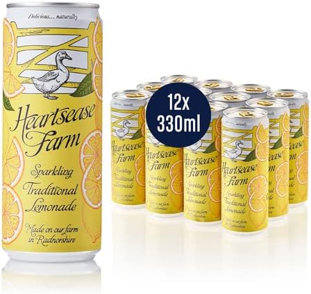 Heartsease Farm Sparkling Traditional Lemonade 12 x 330ml : Amazon.co ...