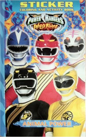 Power Rangers Wild Force Animal Power Activity & Sticker Book: unknown ...
