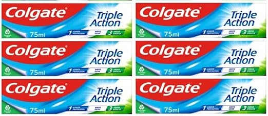 COLGATE Toothpaste Triple Action Orig Mint : Amazon.co.uk: Health ...