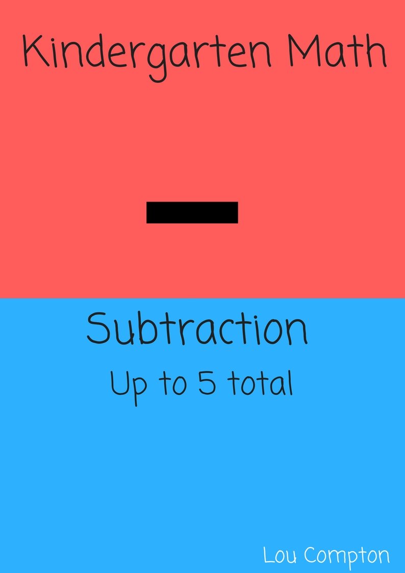 Amazon.com: Kindergarten Math: Subtraction up to 5 eBook : Compton, Lou ...