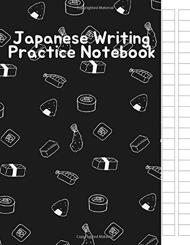 Japanese Writing Practice Notebook Kawaii Sushi Themed Genkouyoushi ...