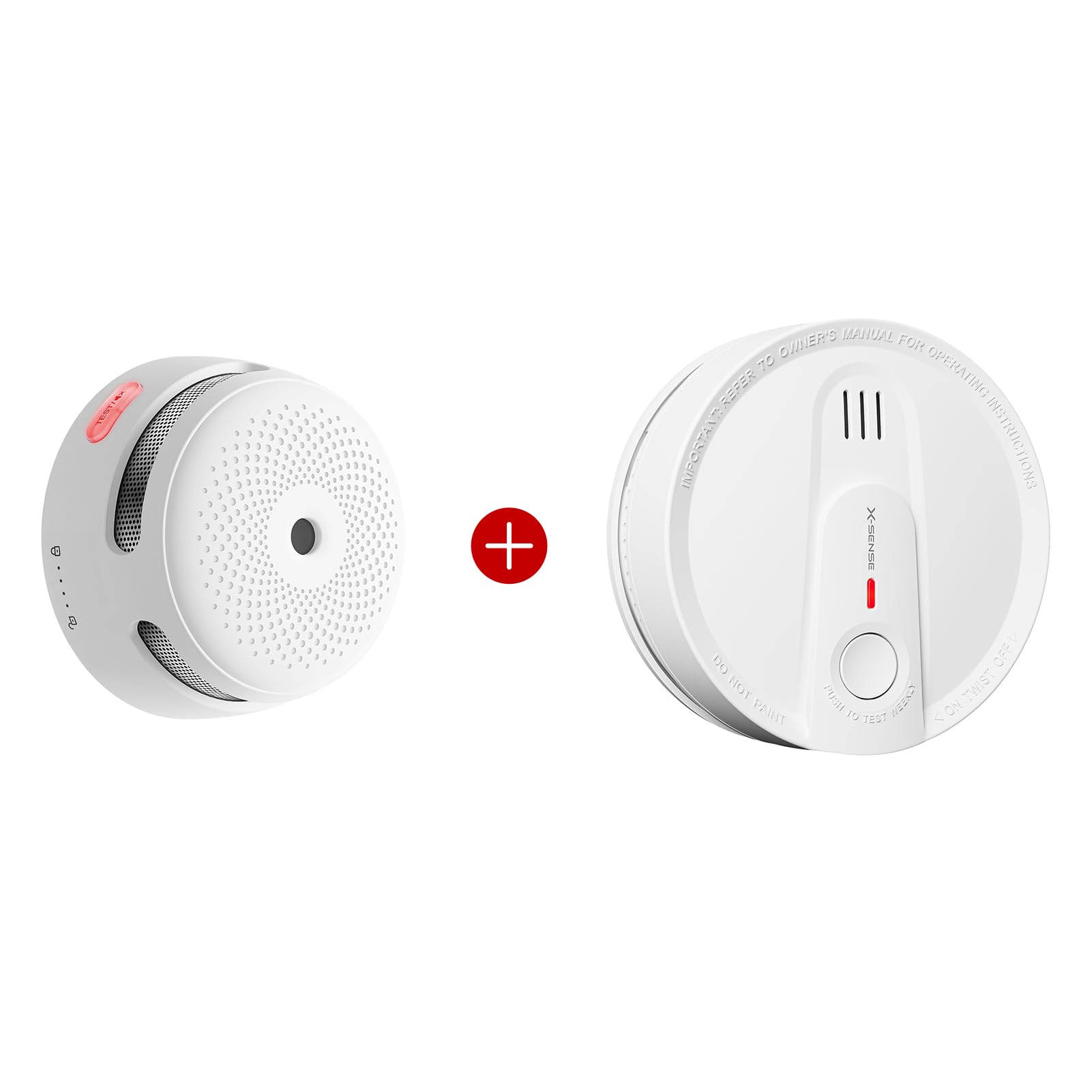 X-Sense Mini Smoke Alarm XS01 (1-Pack) and 10-Year Battery Smoke ...