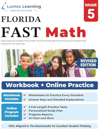 Florida Assessment of Student Thinking (FAST) Test Prep: 5th Grade Math ...