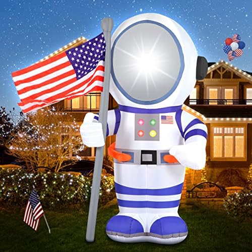 Amazon.com: 7ft Independence Day Inflatable Astronaut Spaceman Outdoor ...