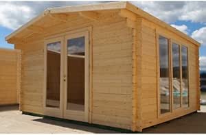 Studio Log Cabin - Deluxe : Amazon.co.uk: Garden