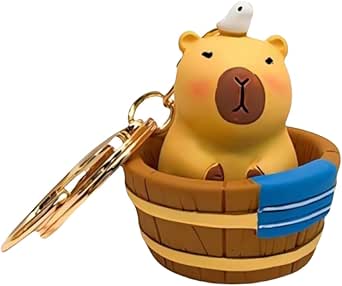 Capybara Key Chain Animal Keychain Pendant Accessory Keyring Cute ...