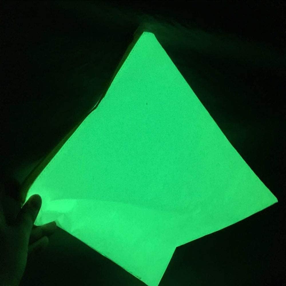 Amazon.com: Yimisya 1 Yard Glow in The Dark Fabric Luminous Soft ...