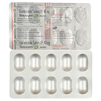 Neksium 40 Mg - Strip of 10 Tablets : Amazon.in: Health & Personal Care