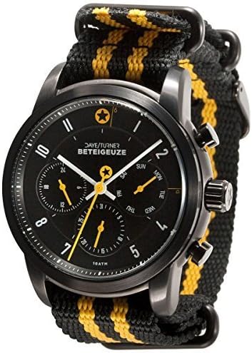 Daye/Turner Herren Uhr Analog Quarz mit Nylon Armband DT-43MW34BK-77ST ...