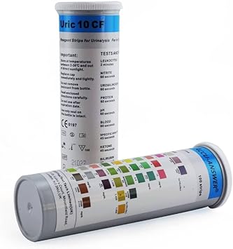 Accu Answer Multistix 10SG Urinalysis Urine Dipstick Strips (100 ...
