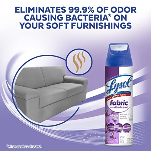 Lysol Fabric Disinfectant Spray, Sanitizing and Antibacterial Spray ...