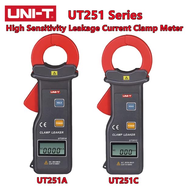Snapklik.com : UNI-T Uni-trend Multimeter Clamp Meter UT251A UT251C UT253A Current Leakage Clamp ...