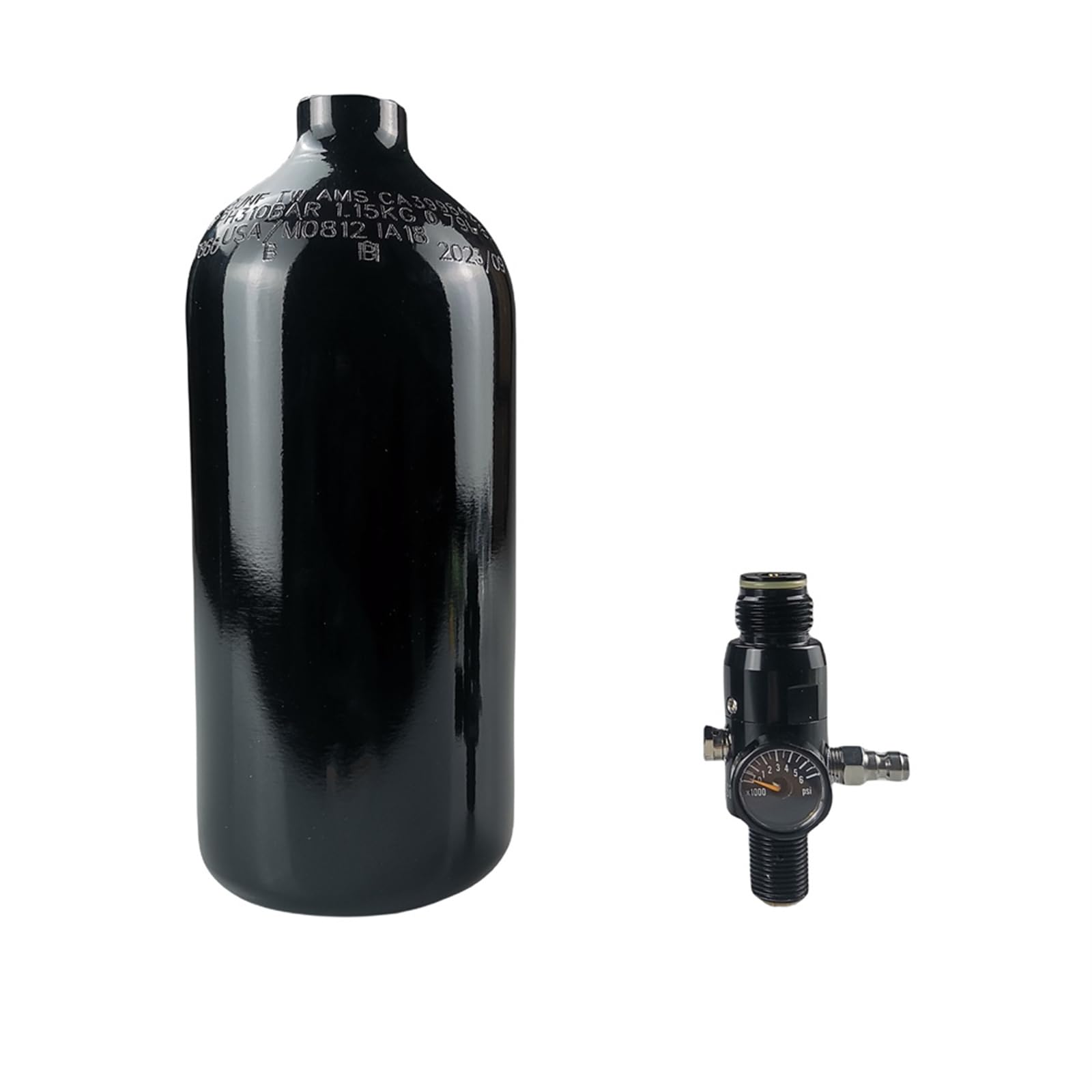 Snapklik.com : 48ci Aluminum Air Tank Paintball Tank Hpa Tank,Paintball ...
