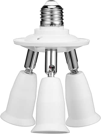 Baluue Light Socket Extender Adjustable Light Socket Splitter Led Bulb ...