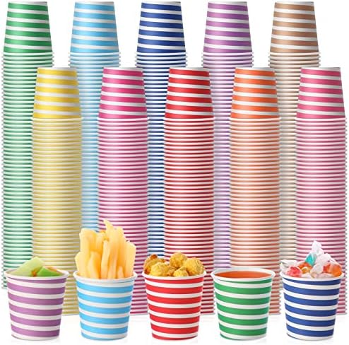 Amazon.com: Bokon 1000 Pcs 5oz Ice Cream Cups Bulk Paper Dessert Cups ...