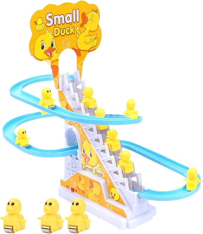 Buy BabyGo Duck Slide Toy Set, Funny Automatic Stair-Climbing Ducklings ...