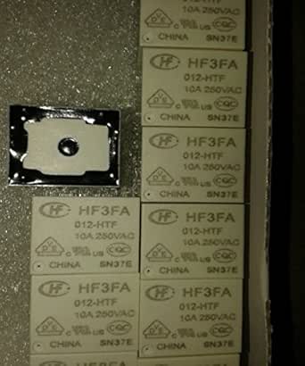 Amazon.com: HF3FA/012-HTF 12VDC 10A 250VAC DIP4 HONGFA Relé 1 de A, nuevo y original 5pcs/lot ...