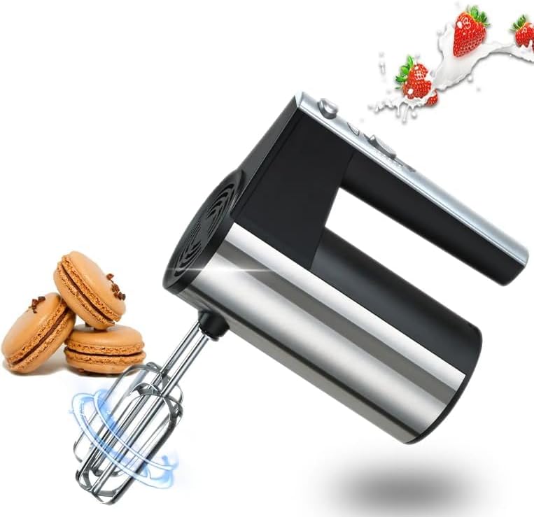 Buy Speculo Hand mixer Beater Beat Cream for Cakes 5 Speed Control ...