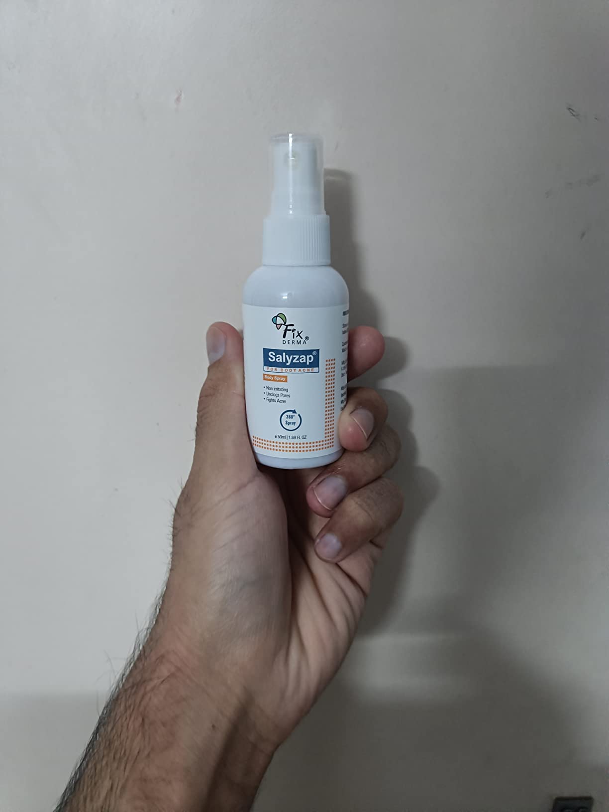 Fixderma 2% Salicylic Acid Salyzap Body Acne Spray For Acne on Back ...