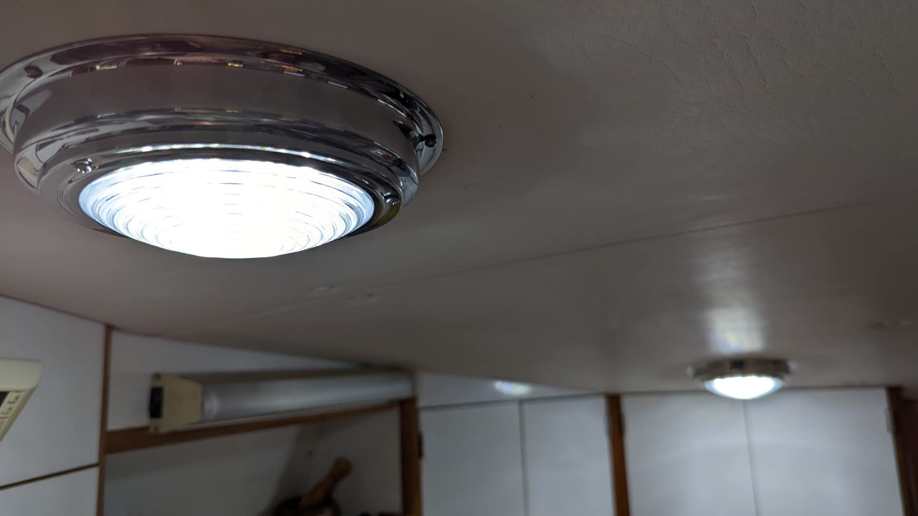 Boat Lights Marine Dome Light Gemegraclee , Dual Color LED Boat Dome ...