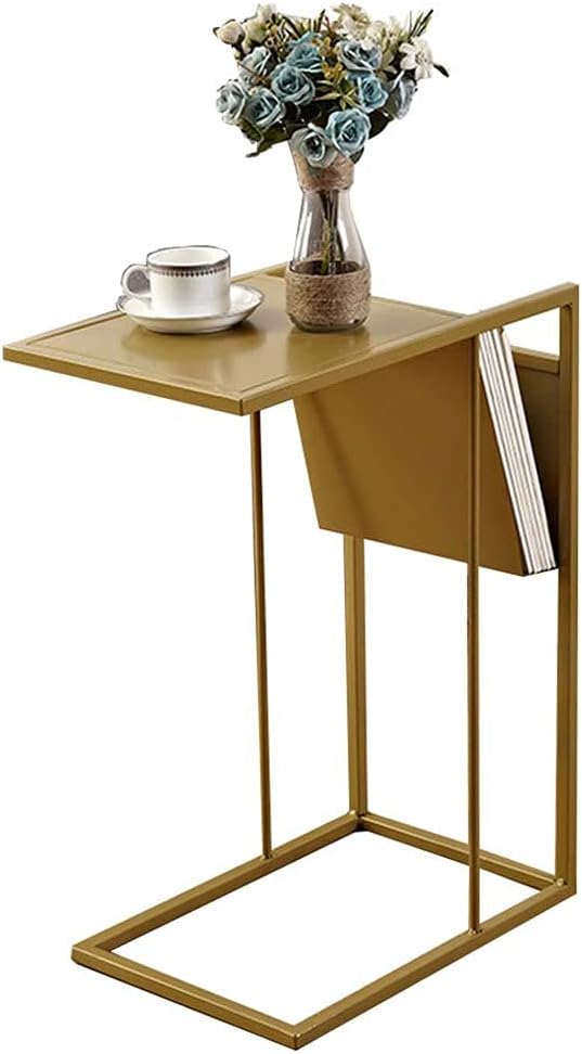 Amazon.com: LUKEO Side Table Mobile End Table for Coffee Laptop Tablet ...