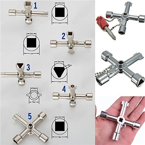 New 5 In 1 Cross Switch Key Wrench With Accessories : Amazon.in: Home ...