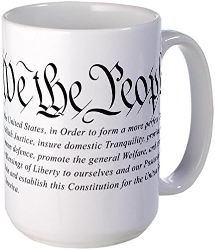 Amazon.com: CafePress U.S. Constitution Mugs 15 oz (444 ml) Ceramic ...