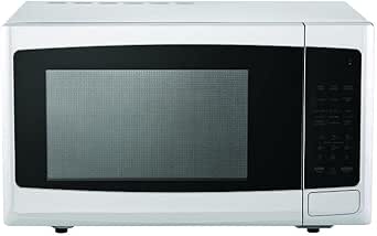 Amazon.com: Criterion 1.1 cu.ft. White Countertop Microwave : Home ...