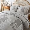 Amazon.com: SLPR Silver Linings Cotton Quilt Set - King Size with 2 ...