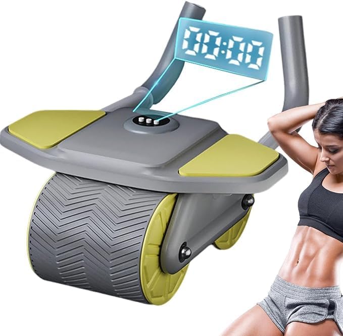 Buy MIXEN New Automatic Rebound Abdominal Wheel with Elbow Support,Ab ...