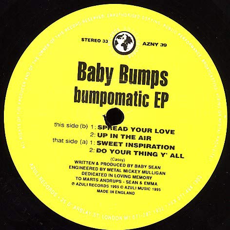 Amazon.com: Baby Bumps / Bumpomatic EP: CDs & Vinyl