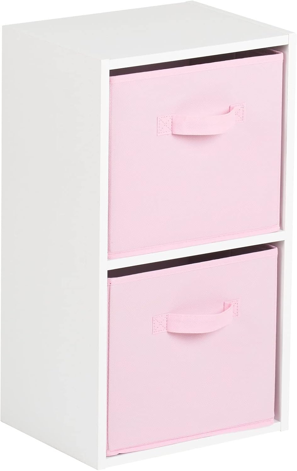 Hartleys 2 Tier White Cube Unit - Choice of Storage Boxes : Amazon.co ...